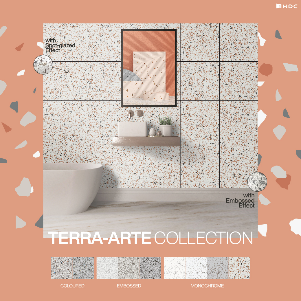 TERRAZZO กระเบื้องสไตล์หินขัดร่วมสมัยยอดนิยม | WDC